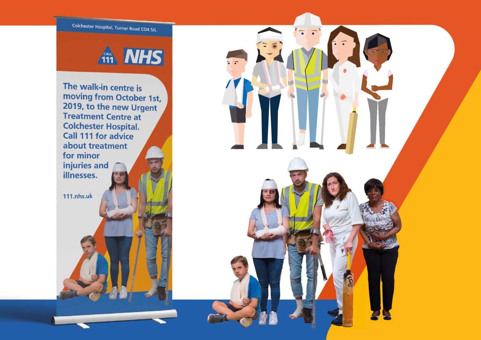 NHS Urgent Treatment Centre Campaign - Mosaic